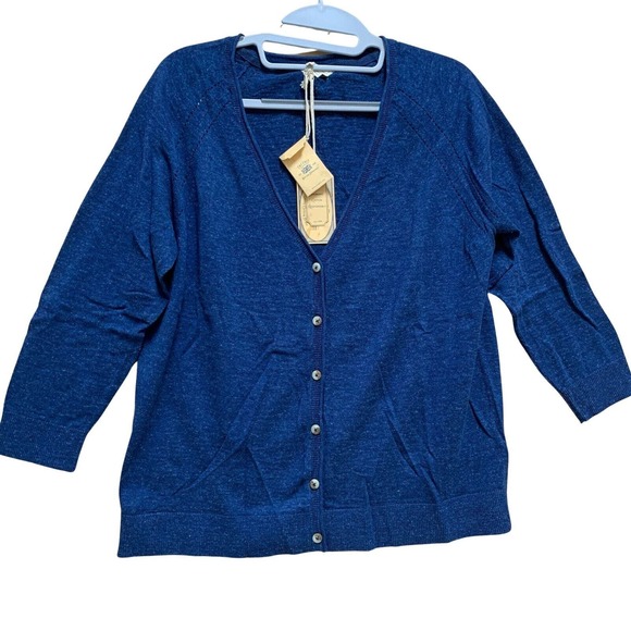 Fat Face | Sweaters | Fat Face Womens Rose Cardigan 34 Sleeve Sweater ...